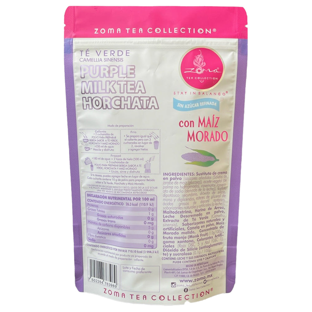 Purple Milk Tea Horchata Pouch 200grs – Zoma Tea Collection